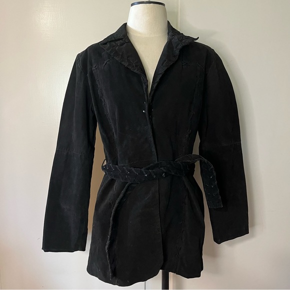 Marcelle Renée | Jackets & Coats | Vintage Marcelle Rene Leather Suede ...